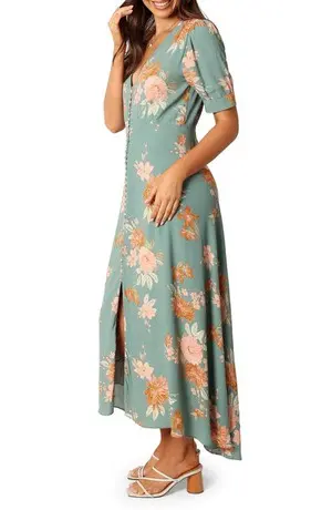 PETAL & PUP Frampton Floral Maxi Dress