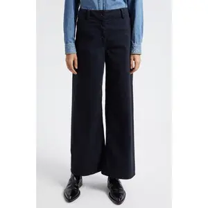 NILI LOTAN Megan Wide Leg Pants - Midnight