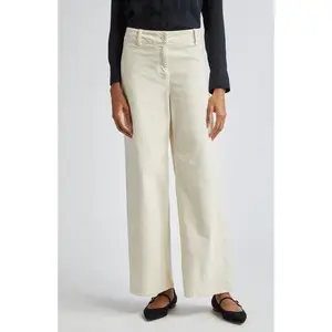 Women's Wide Leg Twill Pants