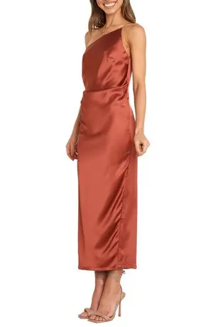 PETAL & PUP Luella One-shoulder Slipdress