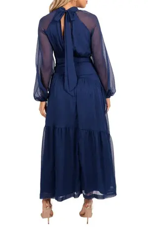 PETAL & PUP Julip Maxi Dress - Navy