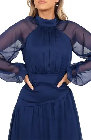 PETAL & PUP Julip Maxi Dress - Navy