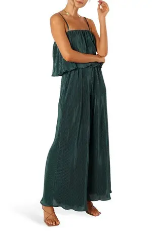 PETAL & PUP Jillian Plissé Jumpsuit