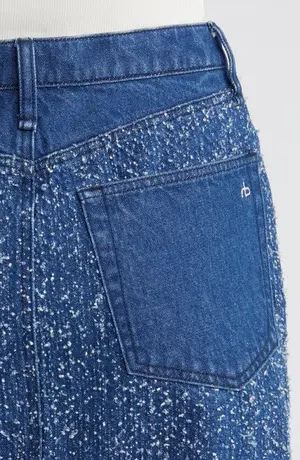 Rag & Bone Clara Vented Denim Maxi Skirt