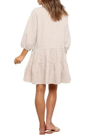 PETAL & PUP Daria Printed Tiered Dress