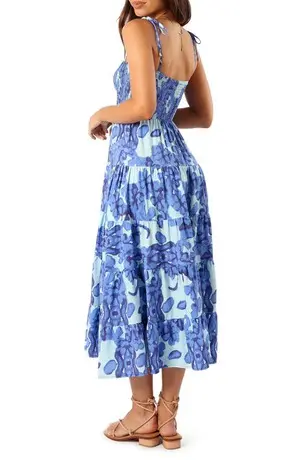 PETAL & PUP Amarie Floral Midi Dress