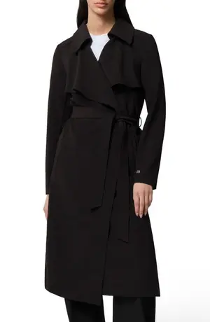 Soia & Kyo Dimitra Trench Coat - Black