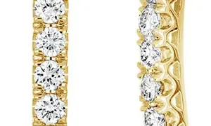 Bony Levy Inside Out Diamond Hoop Earrings