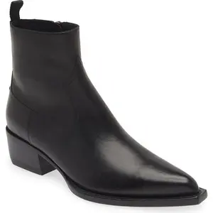 GOLDEN GOOSE Debbie Pointed Toe Western Boot - Black