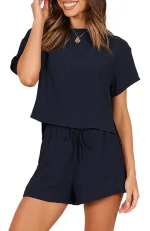 PETAL & PUP Ittai T-shirt & High Waist Shorts Set