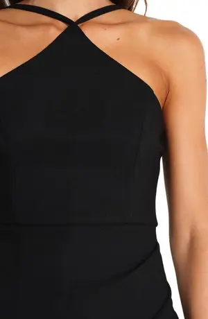 PETAL & PUP Sasha Halter Midi Dress