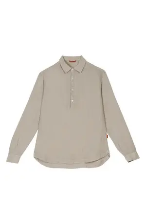 Barena Venezia Pavan Linen Popover Shirt