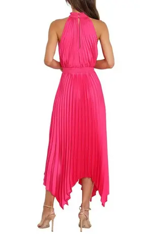 PETAL & PUP Dominique Pleated Maxi Dress
