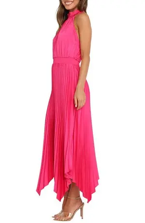 PETAL & PUP Dominique Pleated Maxi Dress