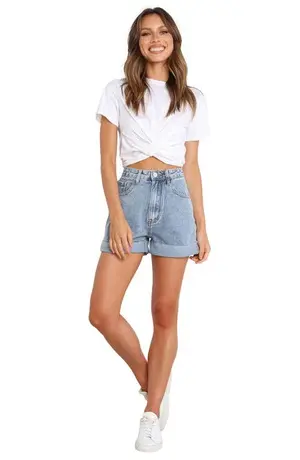 PETAL & PUP Daisy Denim Shorts