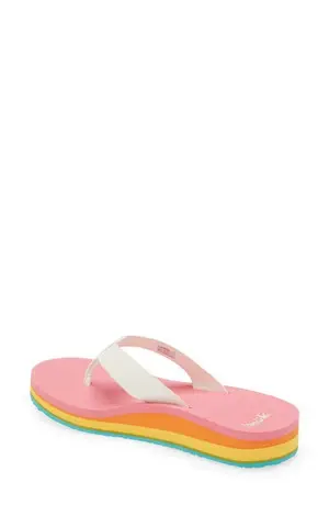 Sanuk Highland Flip Flop - Rainbow