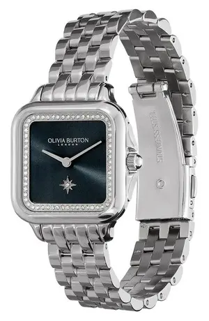 OLIVIA BURTON Grosvenor Bracelet Watch - Blue