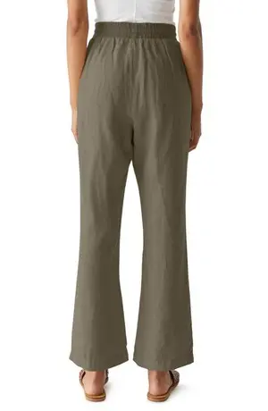 Michael Stars Nolan Linen Drawstring Pants - Camo