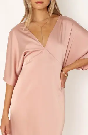 PETAL & PUP Eliza Dolman Sleeve Maxi Dress