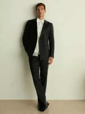REISS Poker Db Tailored Fit Double-breasted Tuxedo Jacket