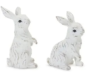 MELROSE Carved Bunny Figurine - One-color