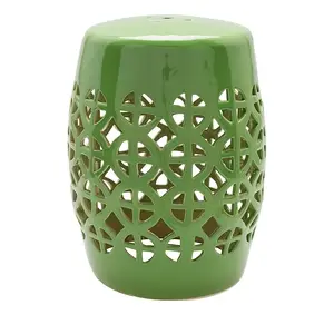 Livabliss Ridgeway Garden Stool Grass Green