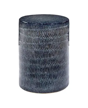 SURYA Faith Garden Stool - Blue
