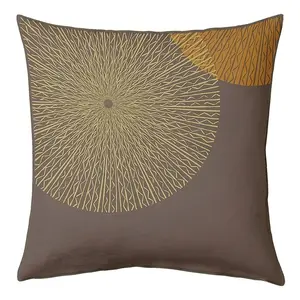 NOHO HOME Maluhia Euro Sham Set - Brown