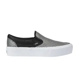 VANS Classic Slip-on Sparkle Check - Black