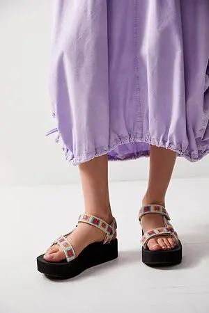 Teva Flatform Universal Crochet Sandals Explore