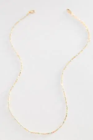 Anthropologie Delicate Bead Necklace - Mint