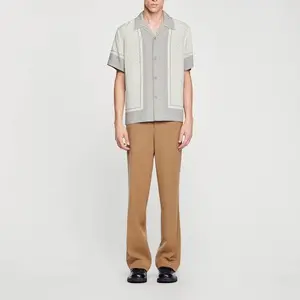 Sandro Short-sleeved Patterned Shirt
