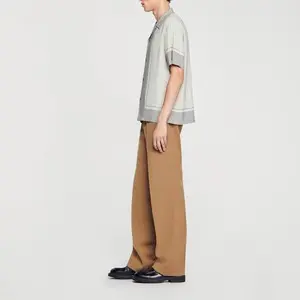 Sandro Short-sleeved Patterned Shirt