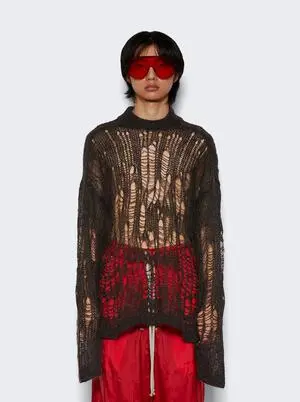 Rick Owens Tommy Lupetto Knit Dust Dark Dust