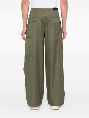 DARKPARK Twill Wide-leg Trousers