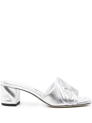 Alexander McQueen Seal Open-toe Sandals - Silver