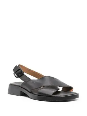 Camper Dana Leather Slingback Sandals