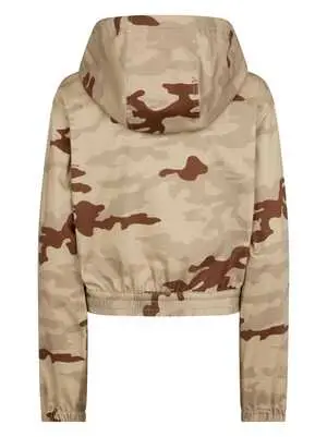 Dsquared2 Camouflage Print Hooded Jacket - Neutrals