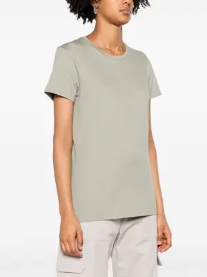 Moncler Logo-patch Cotton T-shirt - Green