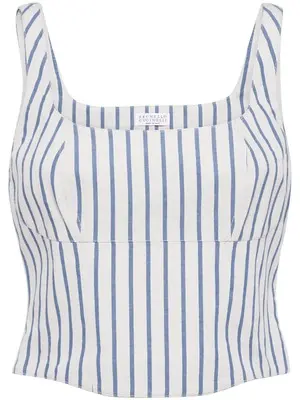 Brunello Cucinelli Square Neck Camis Tanks For Women