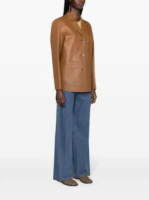 TOTEME Notched-lapels Leather Jacket