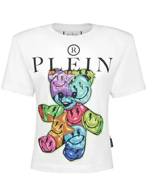 Philipp Plein Padded Shoulder T-shirts For Women