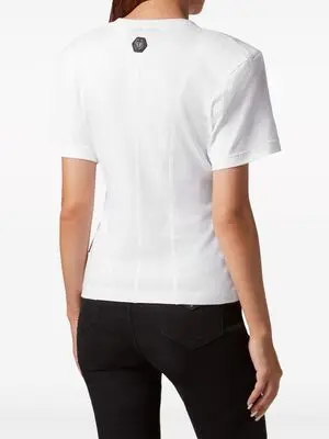 Philipp Plein Padded-shoulders Cotton T-shirt