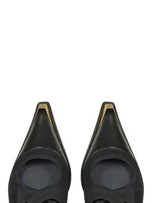 Etro Pointed Slingback Ballerina Shoes