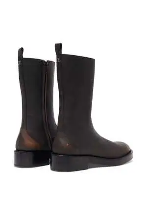 COURREGES Rider Patina Leather Boots