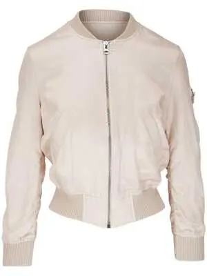 R13 Zip-up Linen Bomber Jacket
