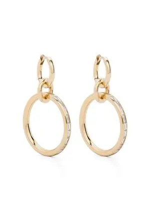SPINELLI KILCOLLIN 18kt Yellow Diamond Taryn Hoop Earrings - Gold