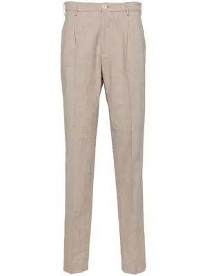 Incotex Houndstooth Tapered Trousers