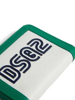 Dsquared2 Logo-embroidered Leather Wallet