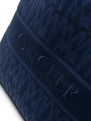 Moncler Knitted Tote Bag - Blue